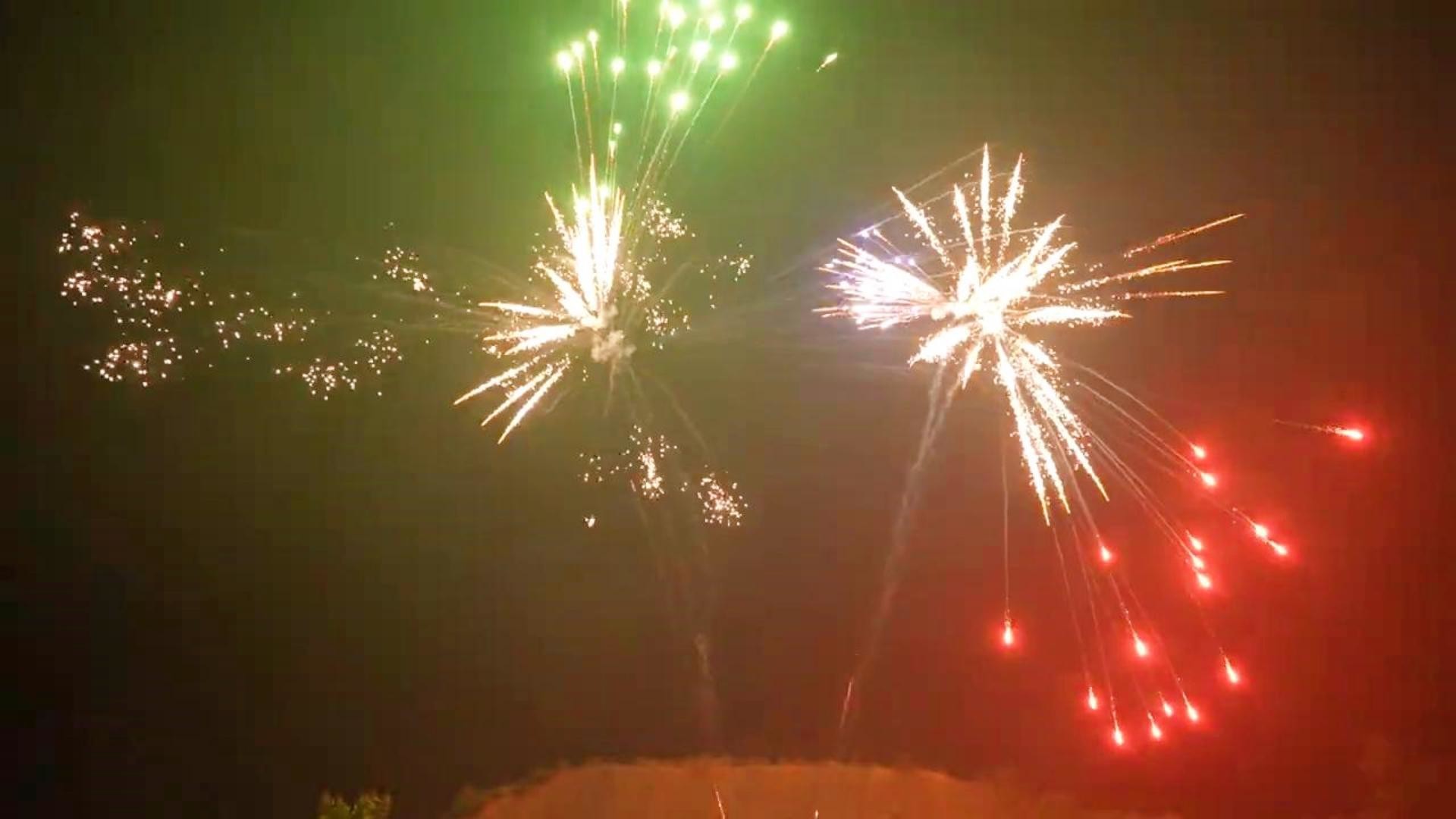 48 Shots Cake Fireworks with Customizable Effects