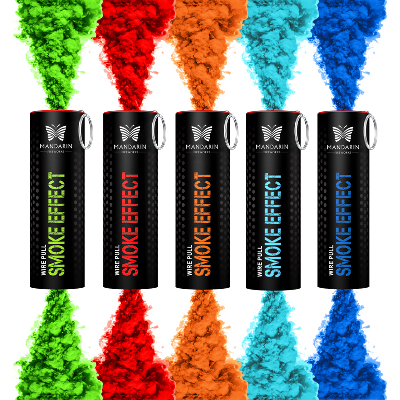 Wire Pull Dual Smoke Flare with 1.4g UN0336