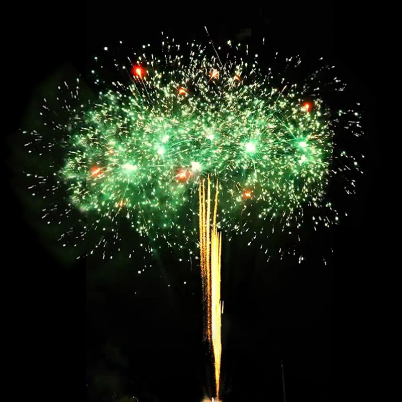 1.3G UN0335 50 Shots Christmas Tree Cake Fireworks