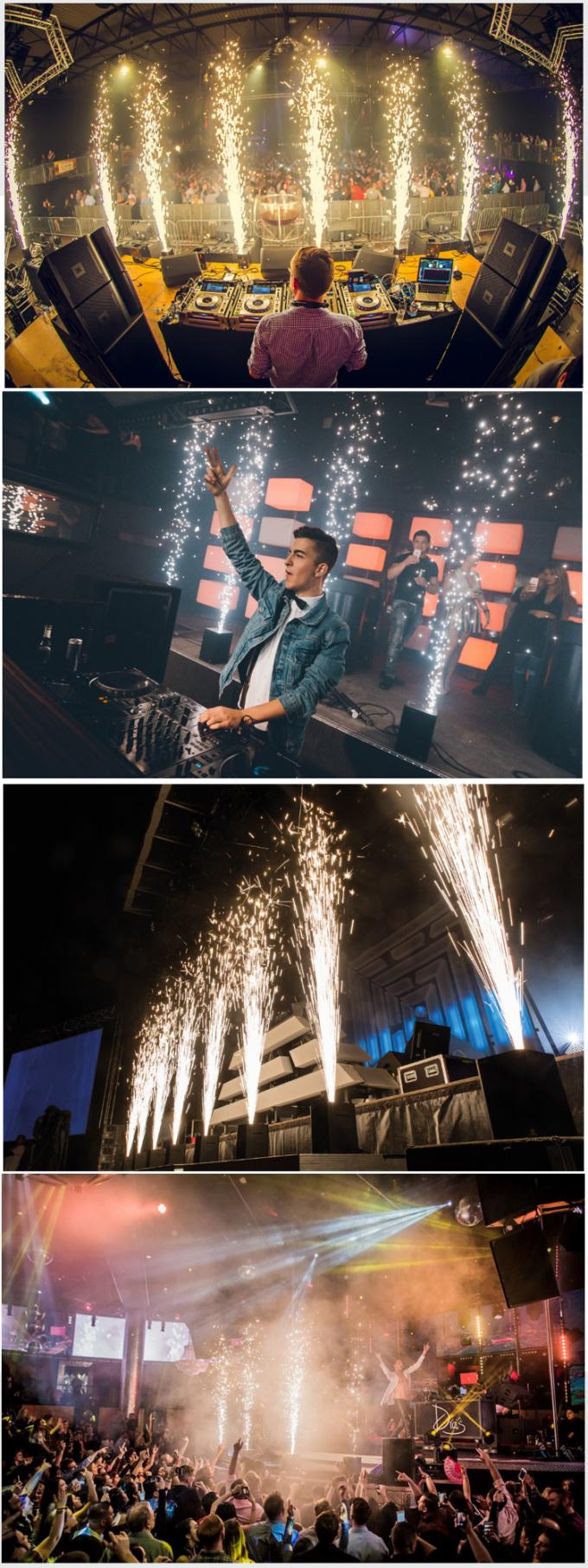 AC110V Cold Sparkler Machine 600W Pyrotechnics Machine For Wedding Stage